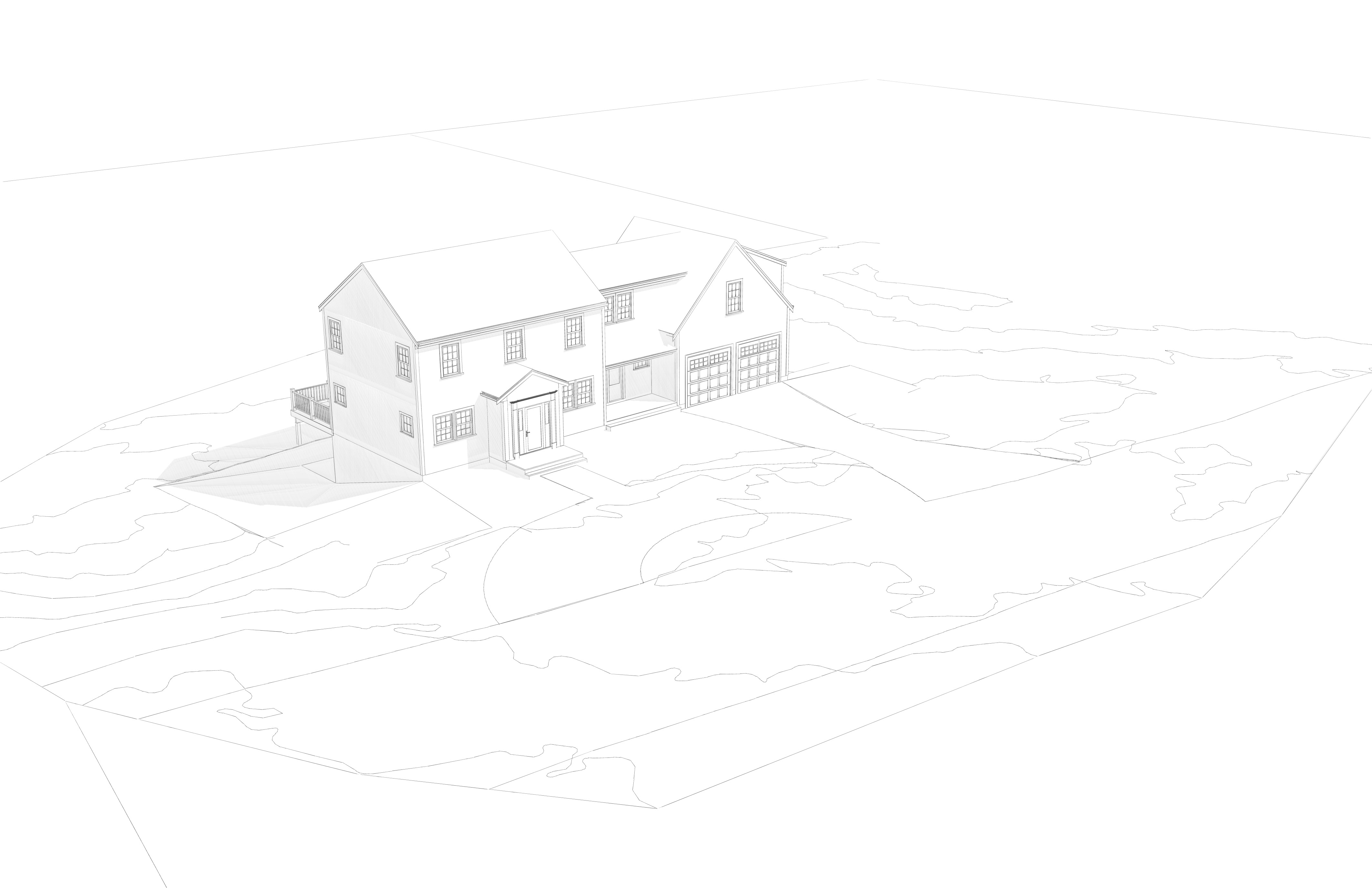 Cape Cod Ln. Addition – Fine Line Design – Cape Cod Architecture